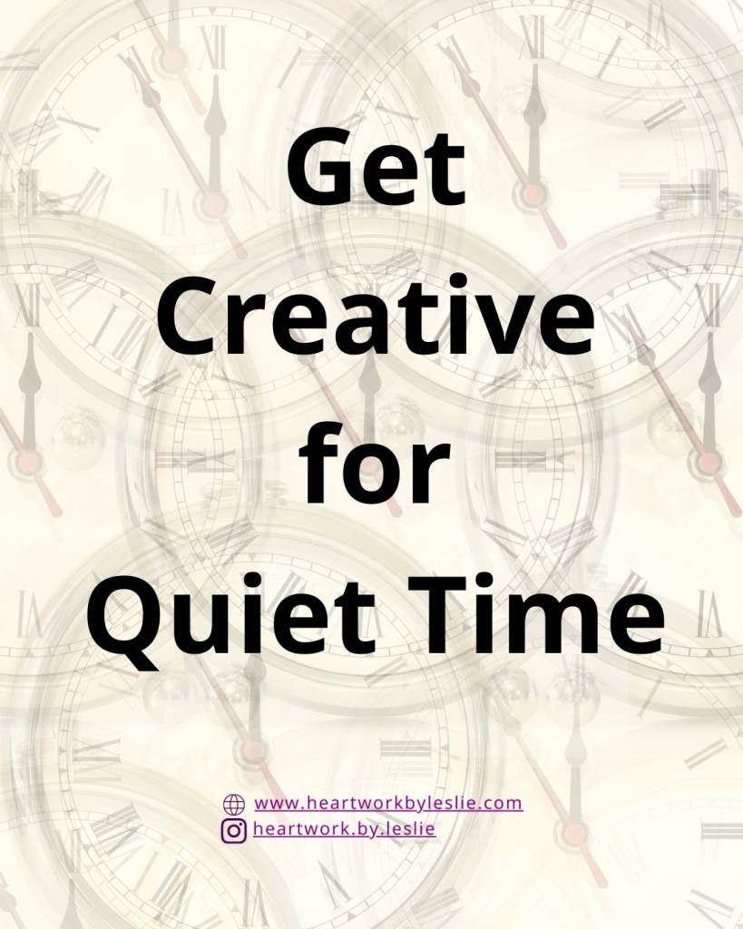 Finding Quiet Time for Busy Christian Moms - Blog