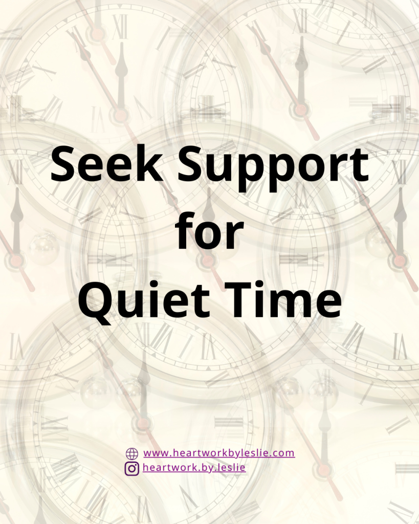 Finding Quiet Time for Busy Christian Moms - Blog