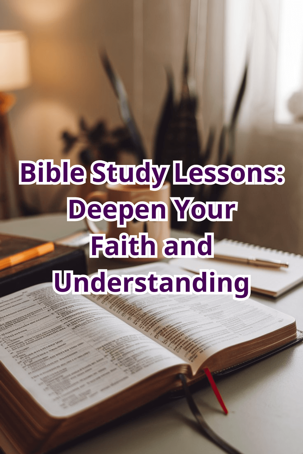 Bible Study Lessons: Deepen Your Faith & Understanding