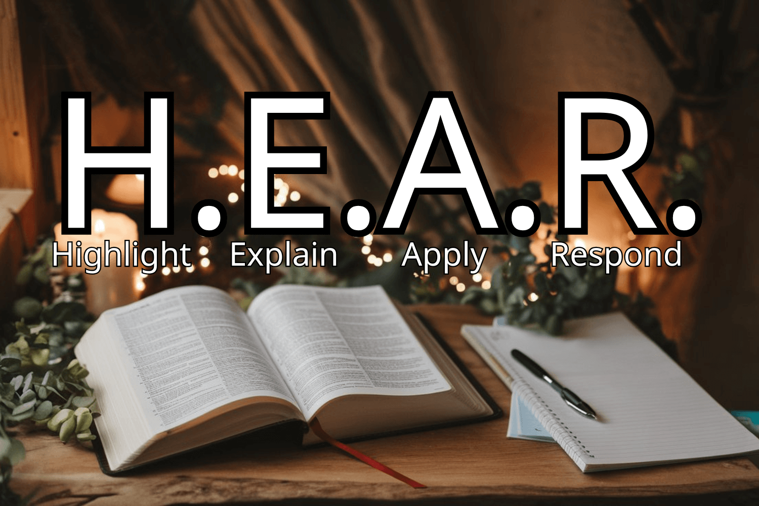 The H.E.A.R. Bible Study Method: A Step-by-Step Guide